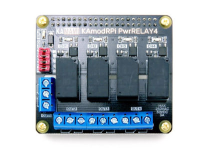 Moduł przekaźnikowy KAmodRPi PwrRELAY4 do RaspberryPi | Kamami.pl ...